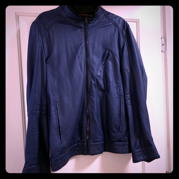 Jackets & Coats | Zara Mens Jacket Dark Blue | Poshmark